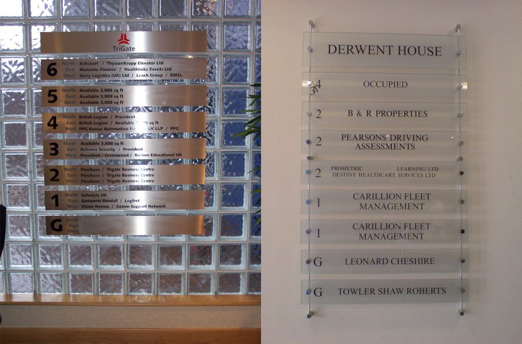 Internal Signage | Bowden & Dolphin Signs Birmingham